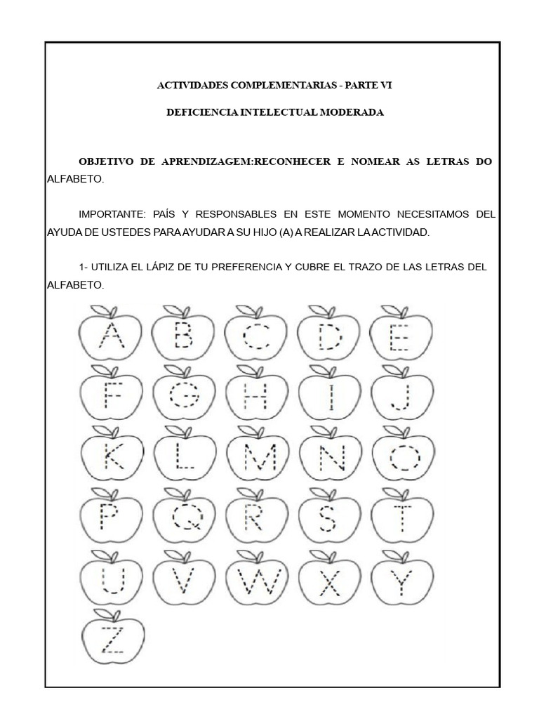 Actividades para Reconocer Letras y Números | PDF