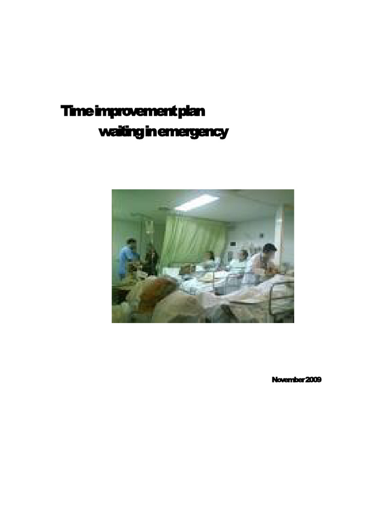 Emergency Room Waiting Time Reduction Plan | PDF | Emergency Department ...