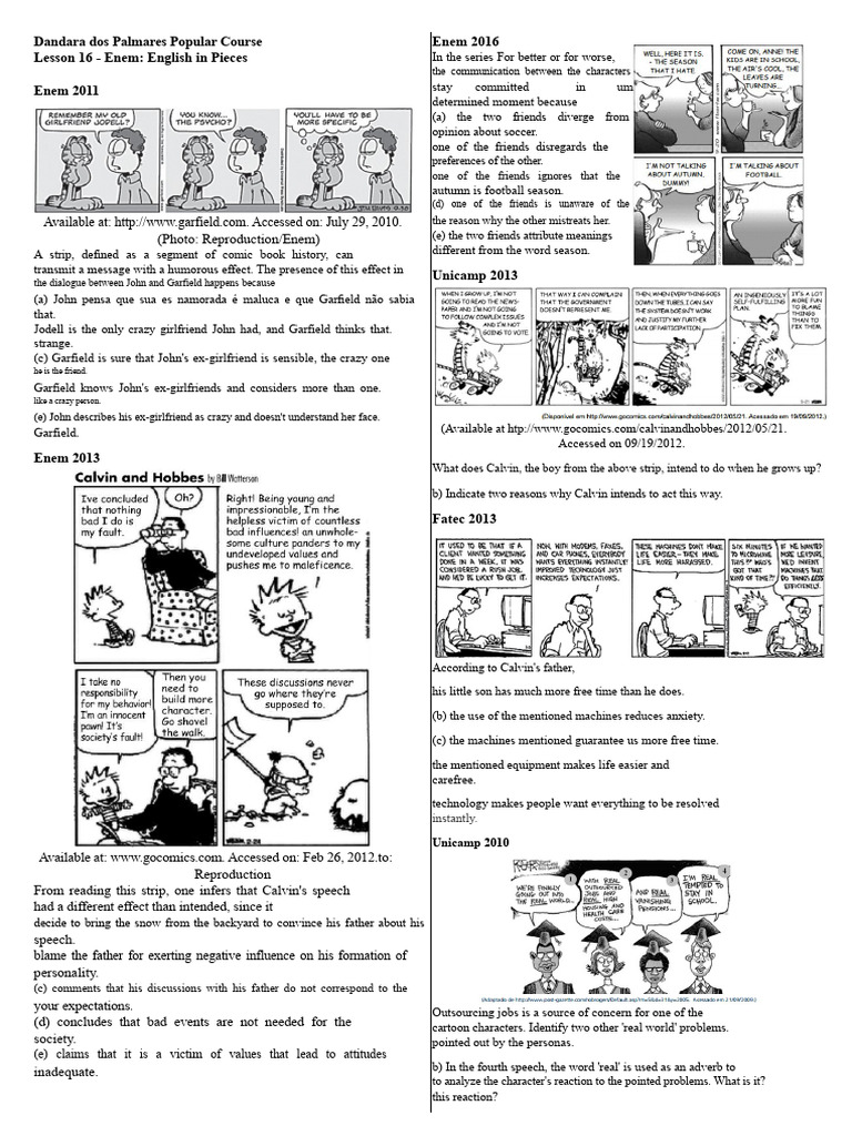 English and Comics | PDF | Social Psychology | Human Communication