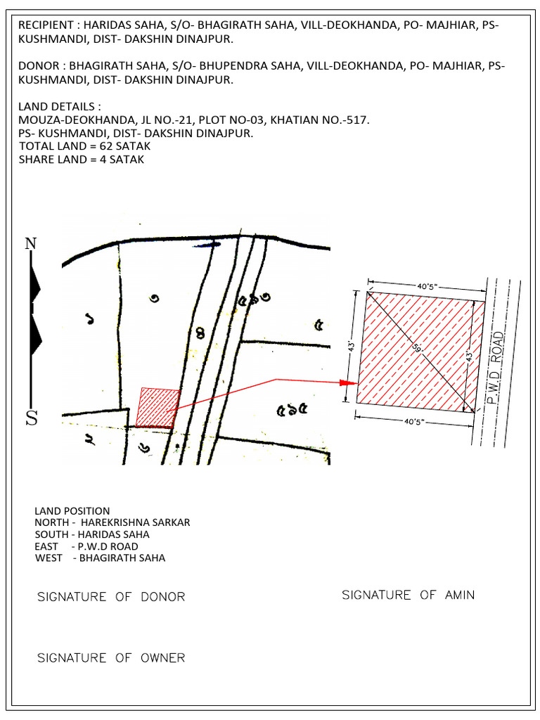 Haridas Saha Sketch Map | PDF
