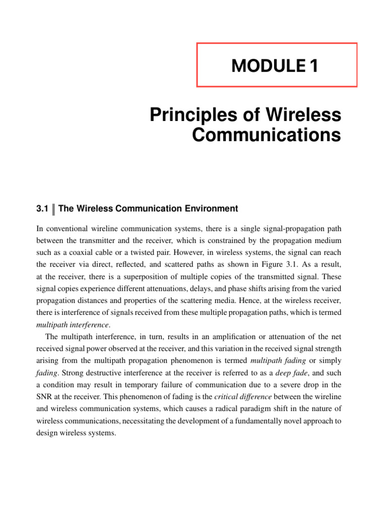 WC Module 1 Notes | PDF
