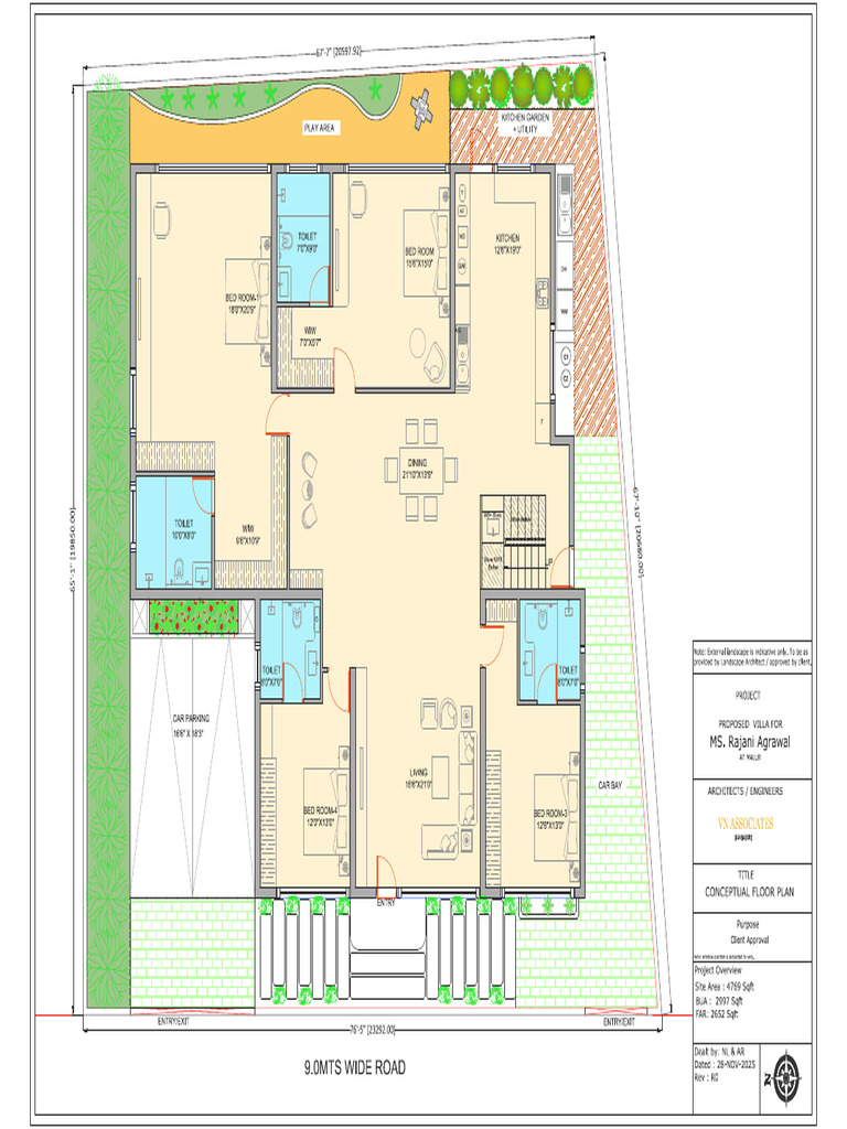 Proposed Villa Conceptual Plan | PDF