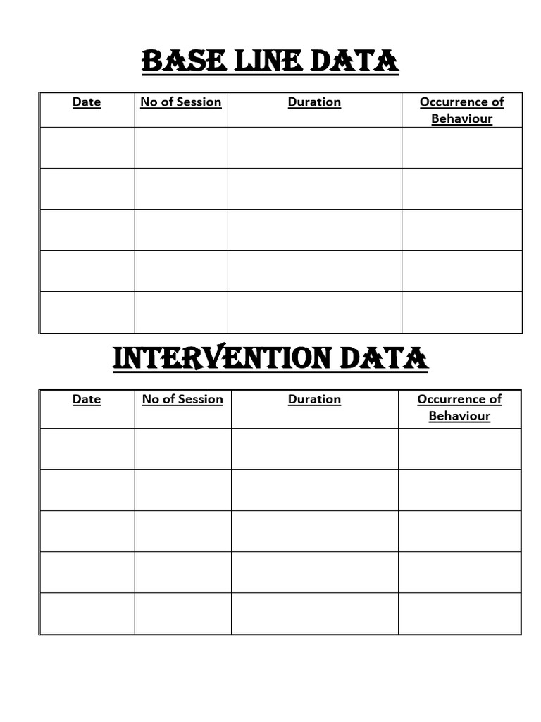 Base Line Data BMP | PDF