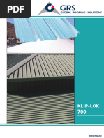 KLIP-LOK 700 Hi-Strength Installation Guide | PDF | Roof | Thermal ...