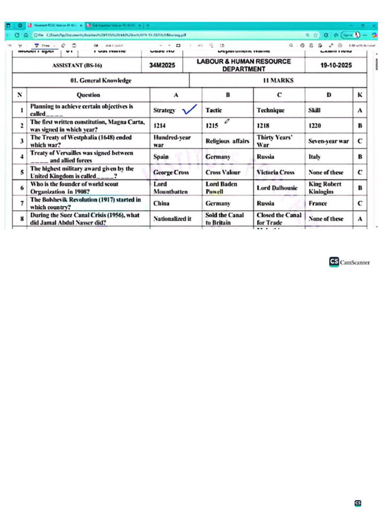 Assistant Pessi Solved by Tariq Amin | PDF