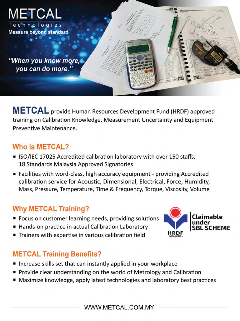 Metcal Training 2025 | PDF