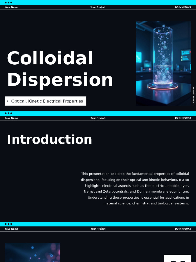 Colloidal Dispersion Properties Explained | PDF | Colloid | Applied And ...