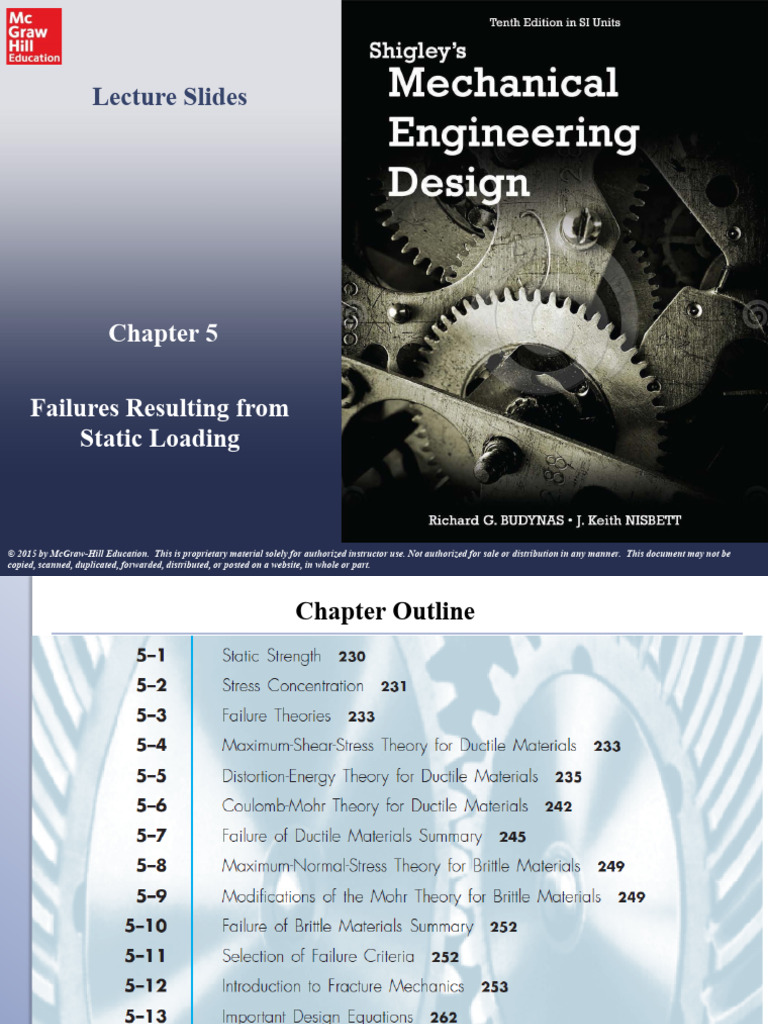 Static Loading Failure Analysis | PDF | Strength Of Materials | Stress ...