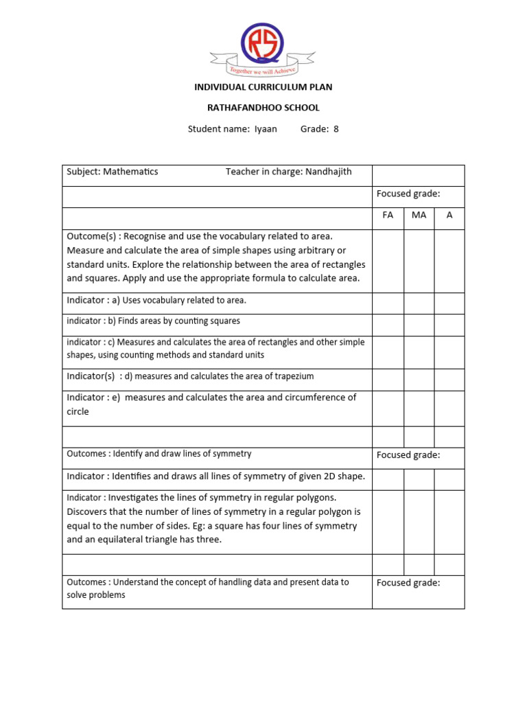 Icp Plan Iyaan | PDF | Area | Shape