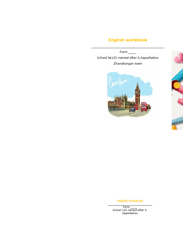 English Workbook Title | PDF
