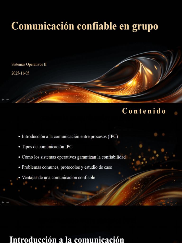 Comunicacion Confiable en Grupo SO | PDF
