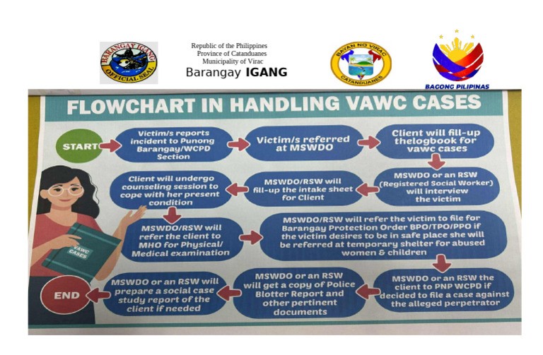 Flowchart in Handling Vawc Cases | PDF