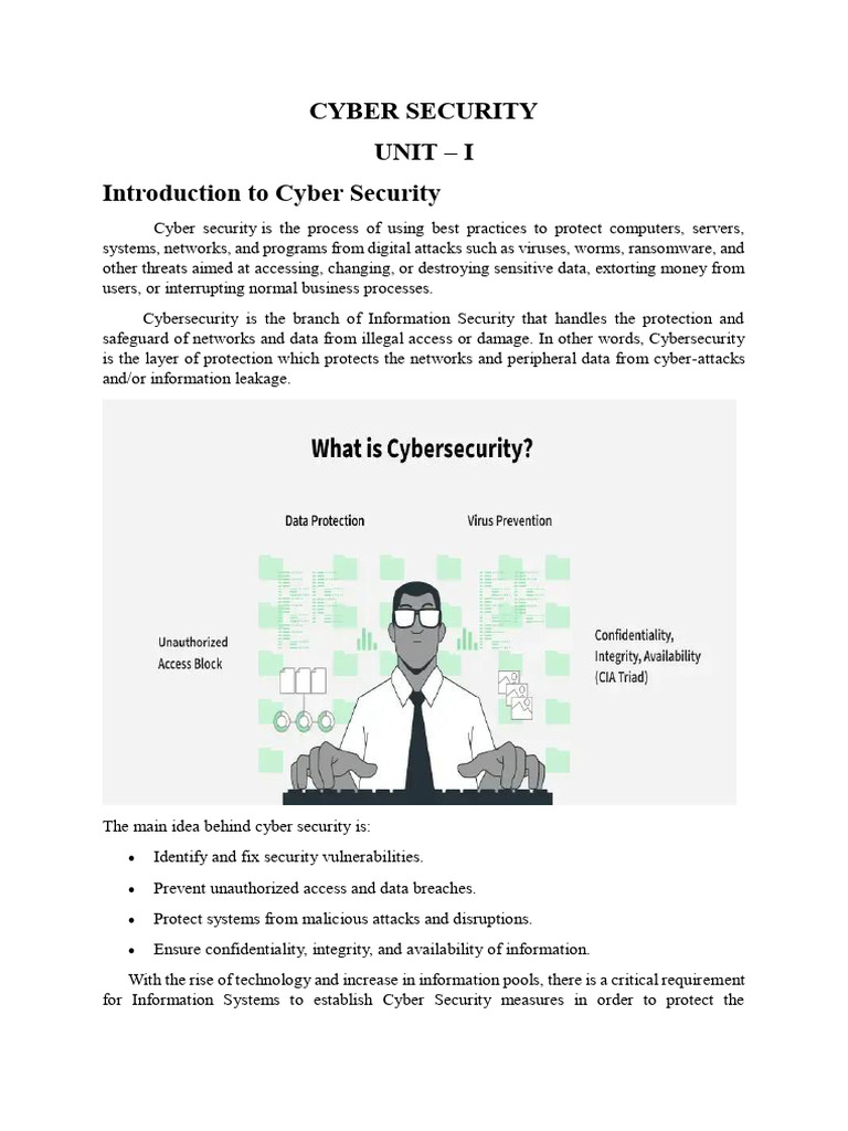 Introduction to Cyber Security Basics | PDF | Computer Security | Security