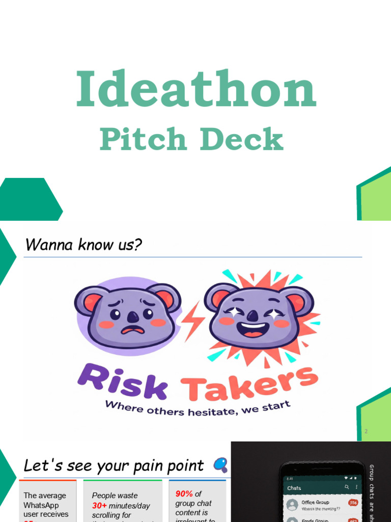 Ideathon Presentation Example | PDF | Computing | Cyberspace