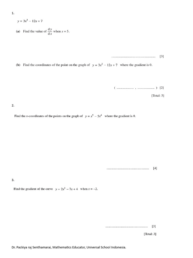 Differential Calculas | PDF