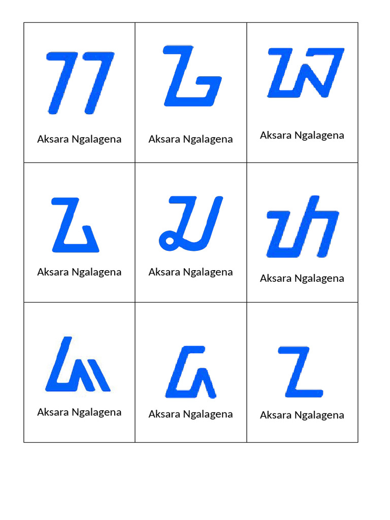Aksara Ngalagena | PDF