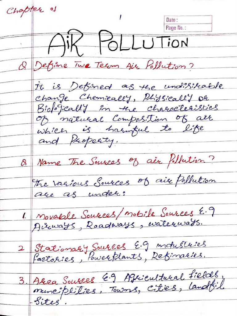 Evs (Air Pollution) | PDF