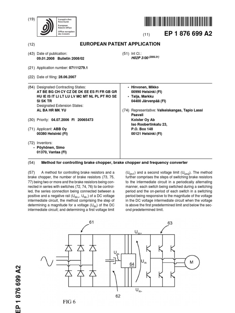Chopper Brake | Series And Parallel Circuits | Electrical Network