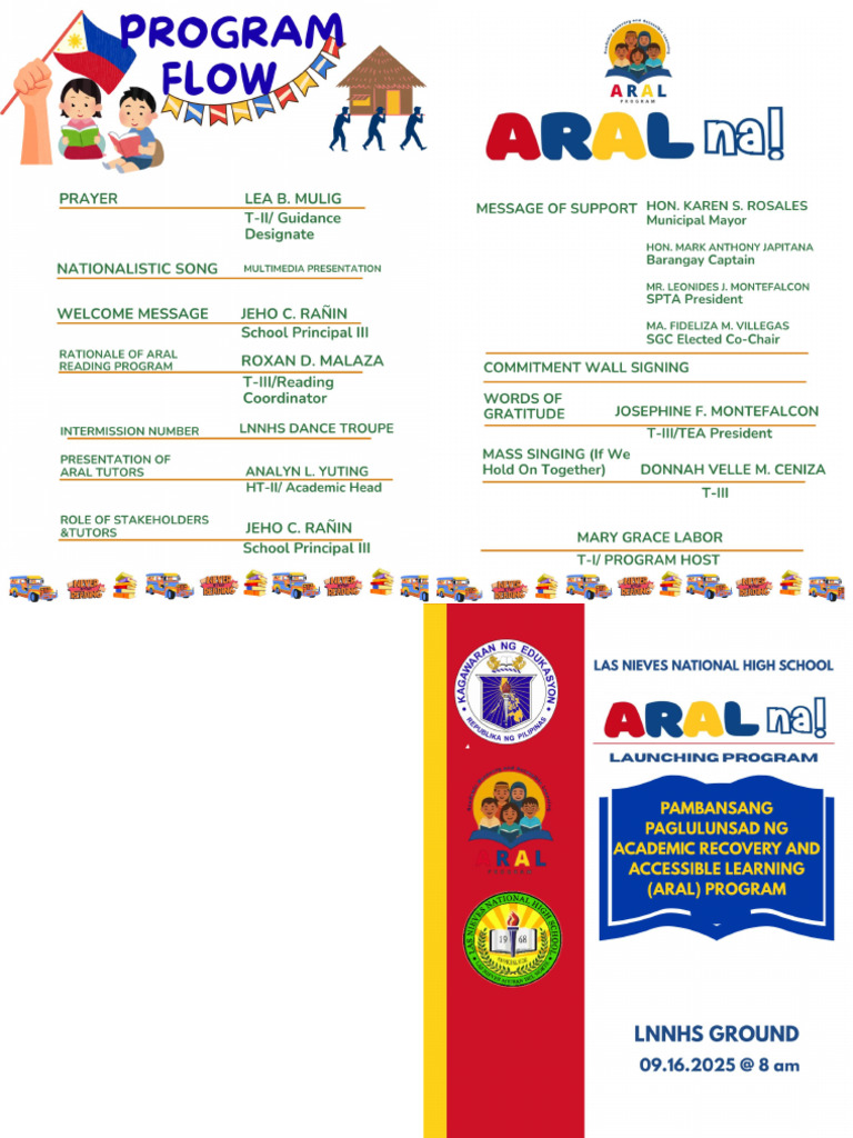 Aral Program Flow | PDF