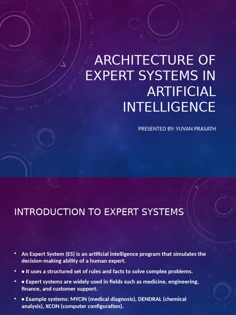 Architecture of Expert Systems in AI | PDF | Knowledge | Computing