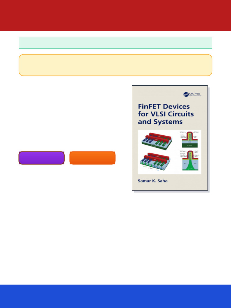 FinFET Devices for VLSI Circuits and Systems 1st Edition Samar K. Saha (Author) ebook publishing ...