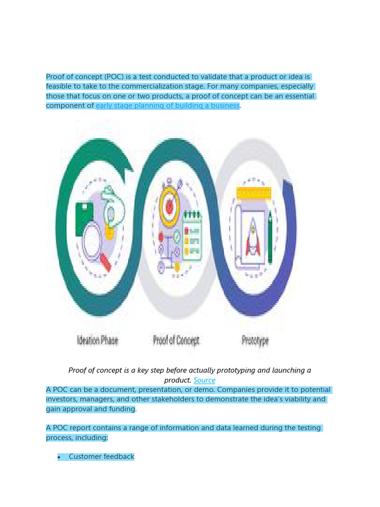 Understanding Proof of Concept (POC) | PDF | Prototype
