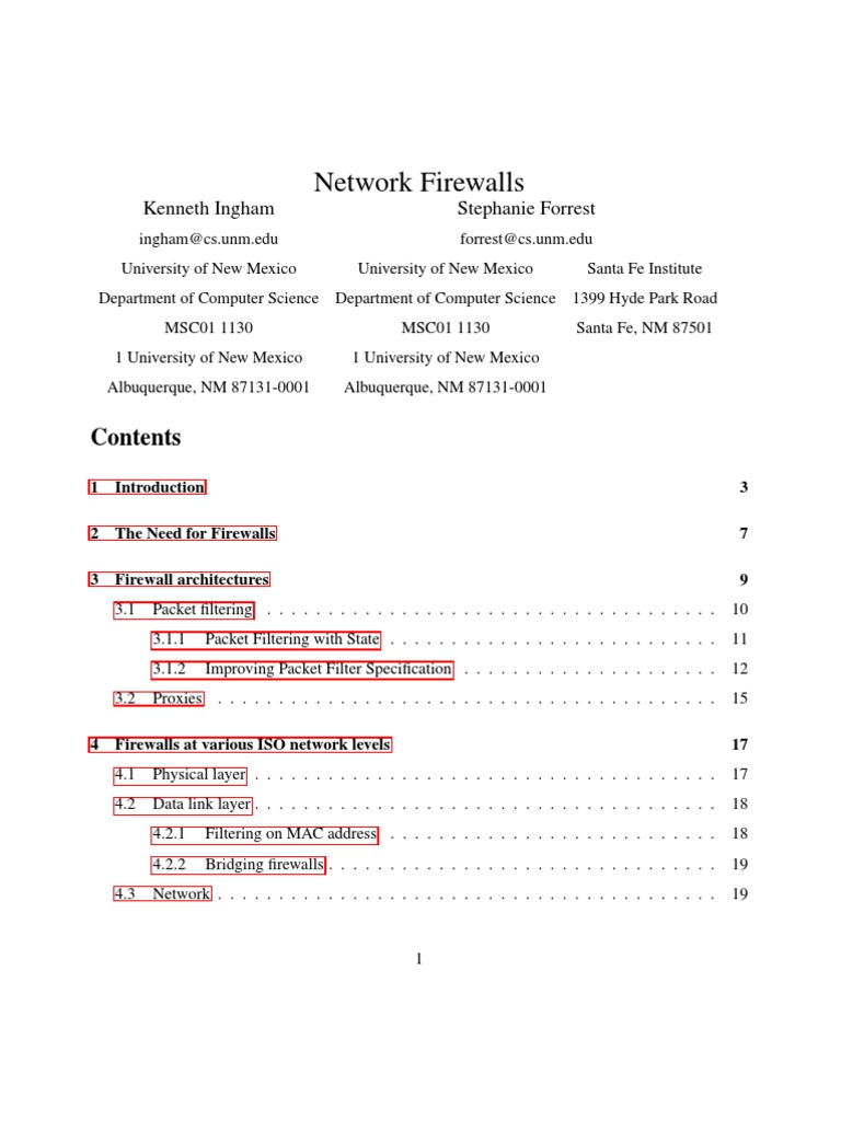 Firewalls 05 | PDF