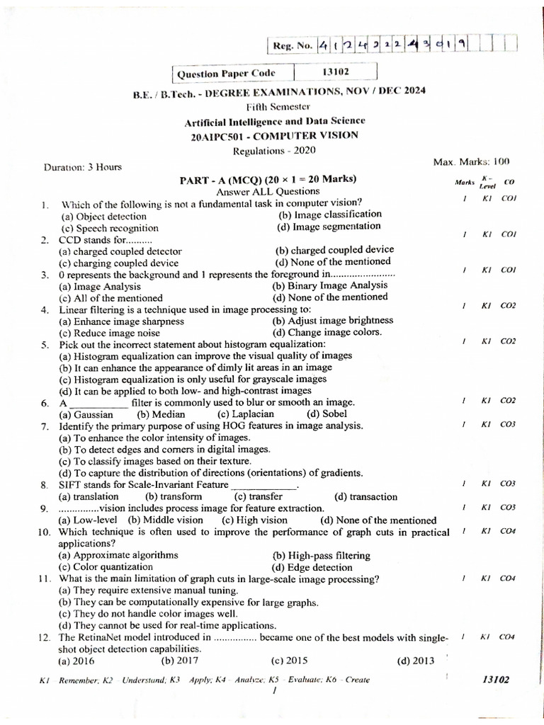 5th Semester Question Papers | PDF