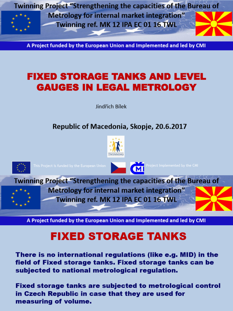 Metrology for Fixed Tanks & Level Gauges | PDF | Metrology | Volume