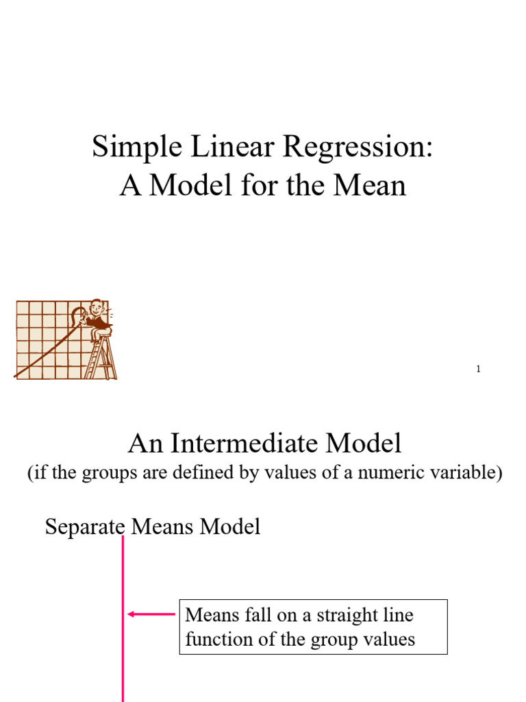 Materi 1.2 MLT-Simple Linear Regression | PDF | Regression Analysis | Linear Regression