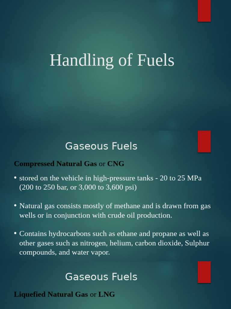 Types of Gaseous Fuels Explained | PDF