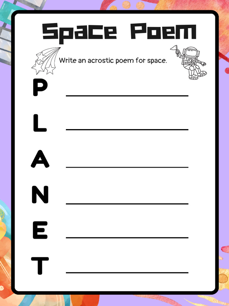 Space Activity Worksheets | PDF