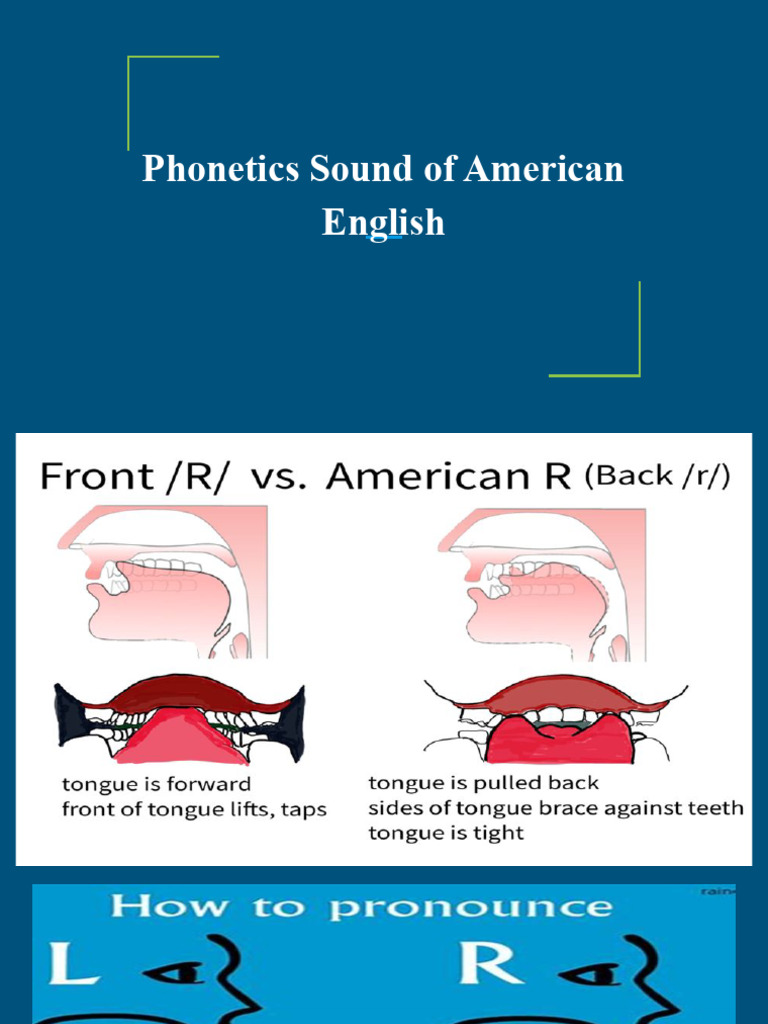 Phonetics Sound of American English | PDF