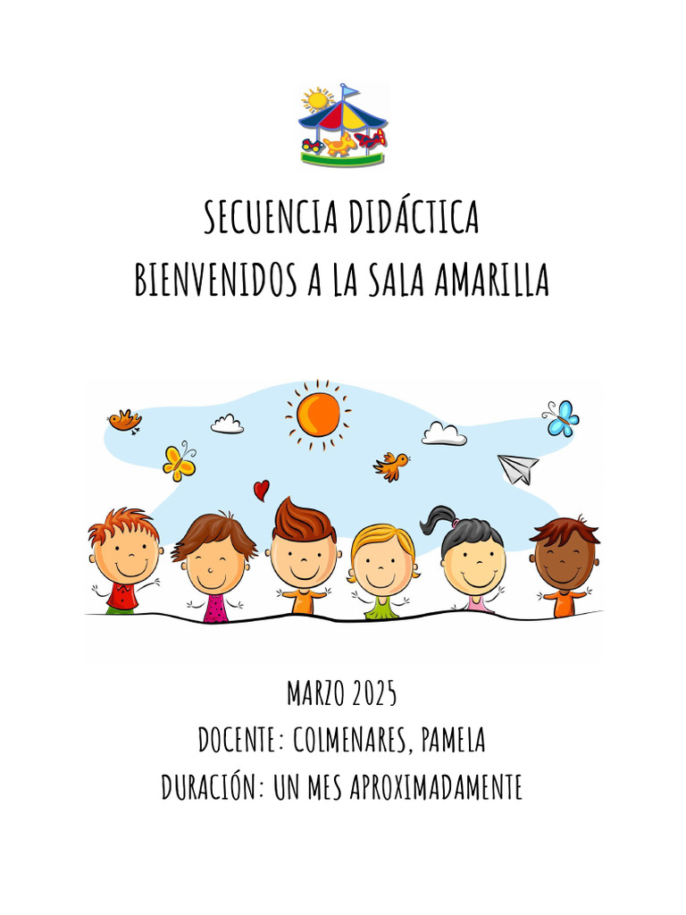 Secuencia Didáctica: Sala Amarilla 2025 | PDF | Enseñando