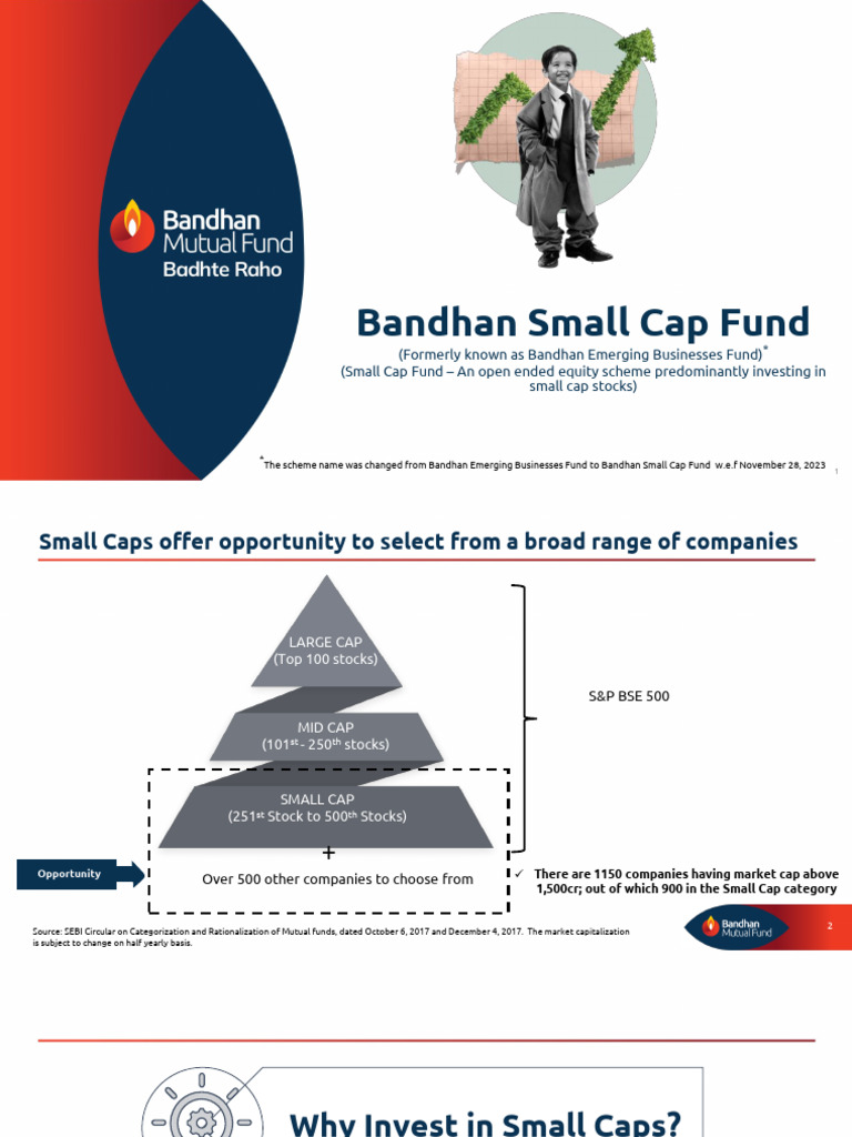 Bandhan Small Cap Fund Presentation Feb 2024 0 | PDF | Valuation ...