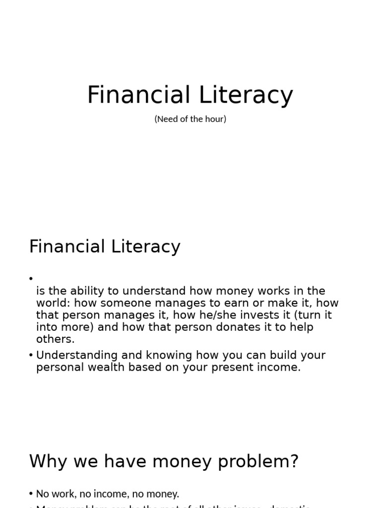 Essential Financial Literacy Tips | PDF | Investing | Wealth