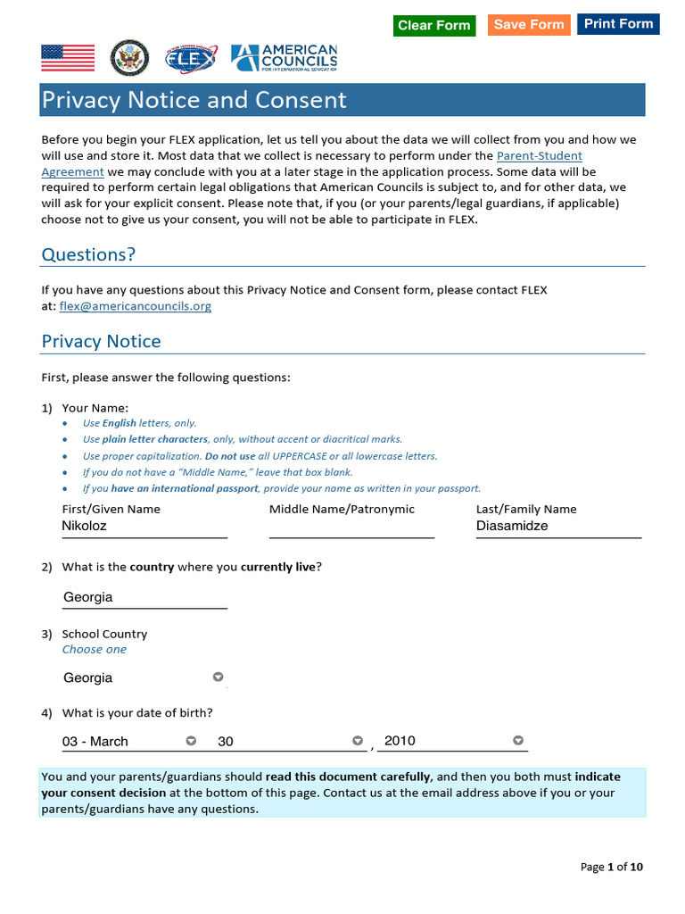 FLEX 2026 Privacy Notice and Consent NON-EEA EXCEPT Ser Kaz Ukr ...