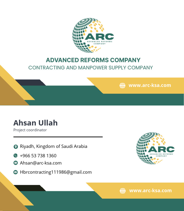 Ahsan Arc Card | PDF
