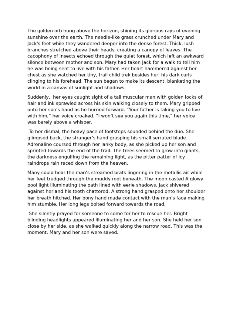 Short Story Sample | PDF
