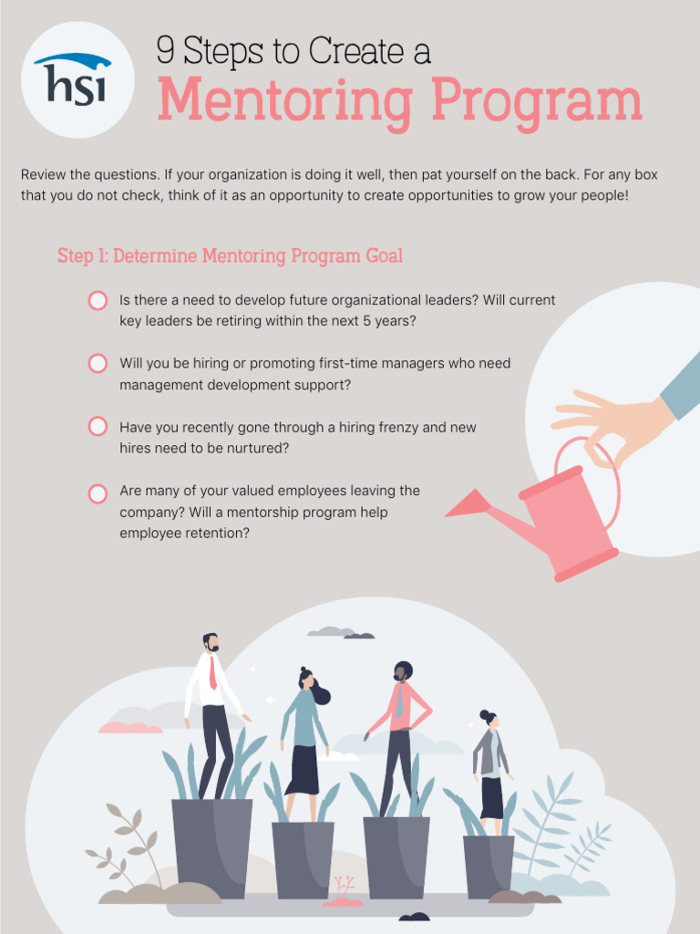 Mentorship Program Template - HSI Worksheet | PDF | Mentorship | Workplace
