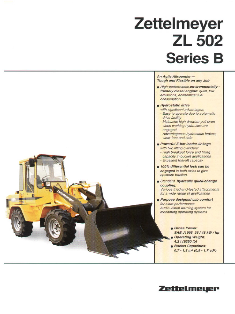 Zettelmeyer ZL502B | PDF