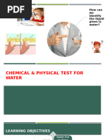 Chemical Tests for Water Purity | PDF | Water | Purified Water