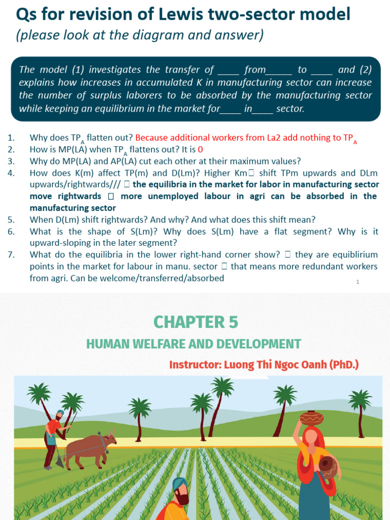 Lewis Model and Human Development Insights | PDF | Economic Inequality ...