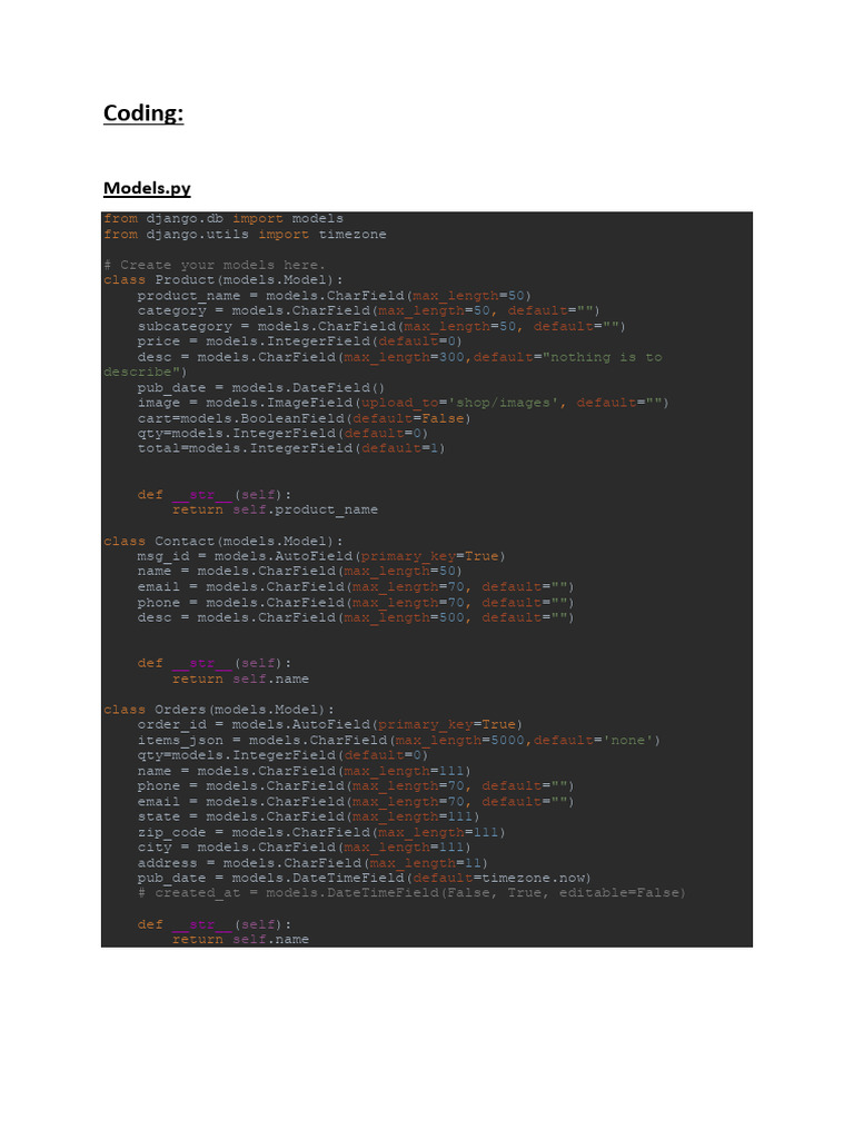 Django E-commerce App Code Overview | PDF | Software | Cyberspace