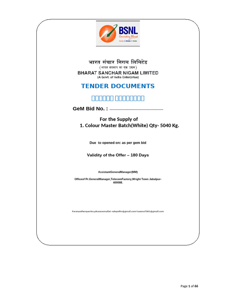 Draft Bid Documnet of CMB W | PDF | Specification (Technical Standard ...