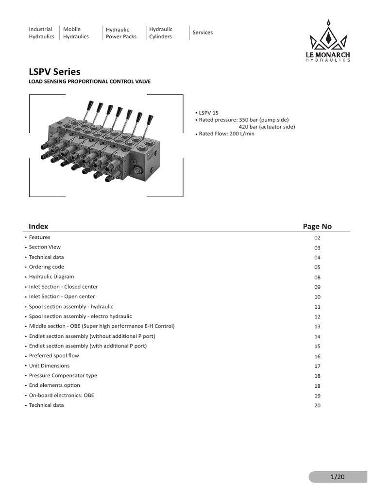 LSPV | PDF | Valve | Pump