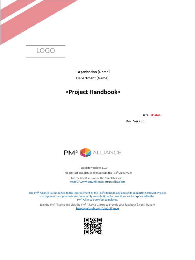 04.i.pm2 Template.v3.Project Handbook - Projectname.dd MM Yyyy - VX .X ...