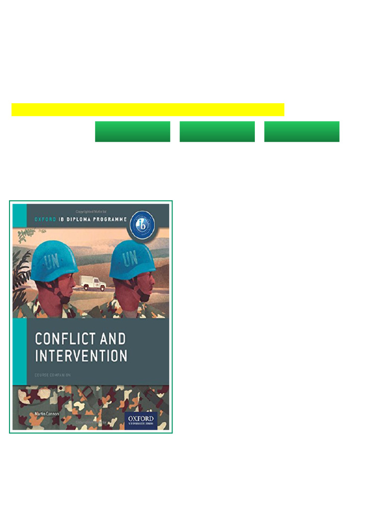 Conflict and Intervention IB History Course Book Oxford IB Diploma ...