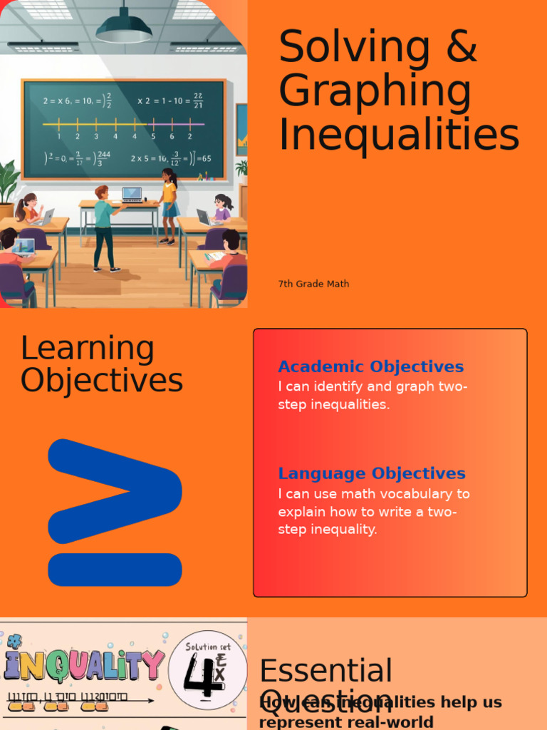Presentation - Solving & Graphing Inequalities | PDF