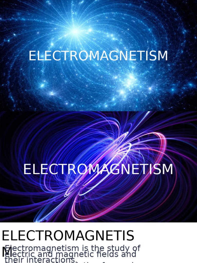Understanding Electromagnetism Basics | PDF